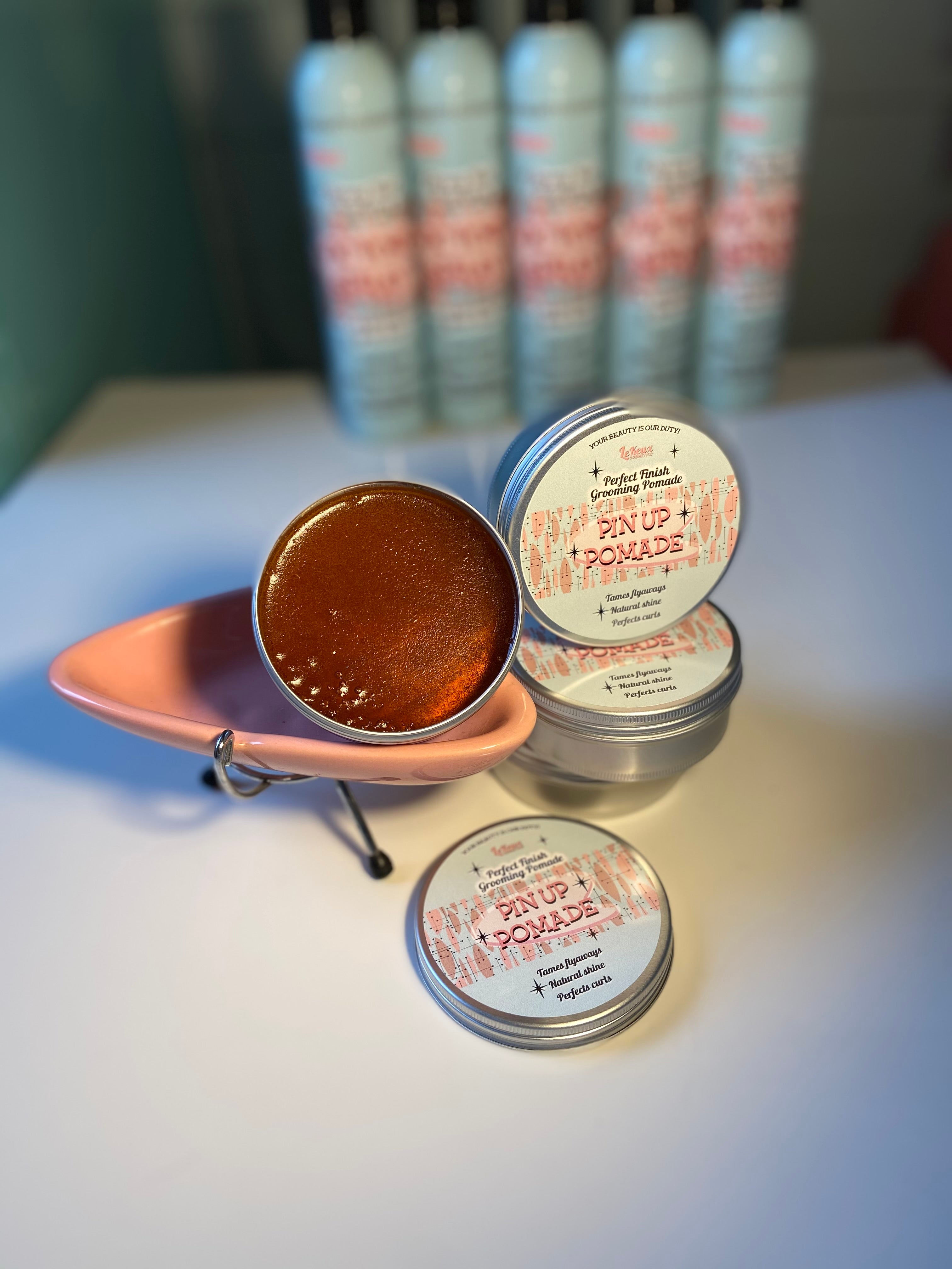 Pin Up Pomade (For Smoothing & Finishing Hair) – Le Keux Cosmetics
